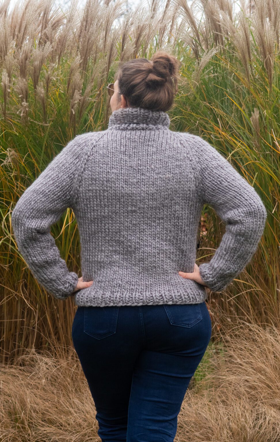 Chunky Sweater Knitting Pattern FREE raglan sweate pattern