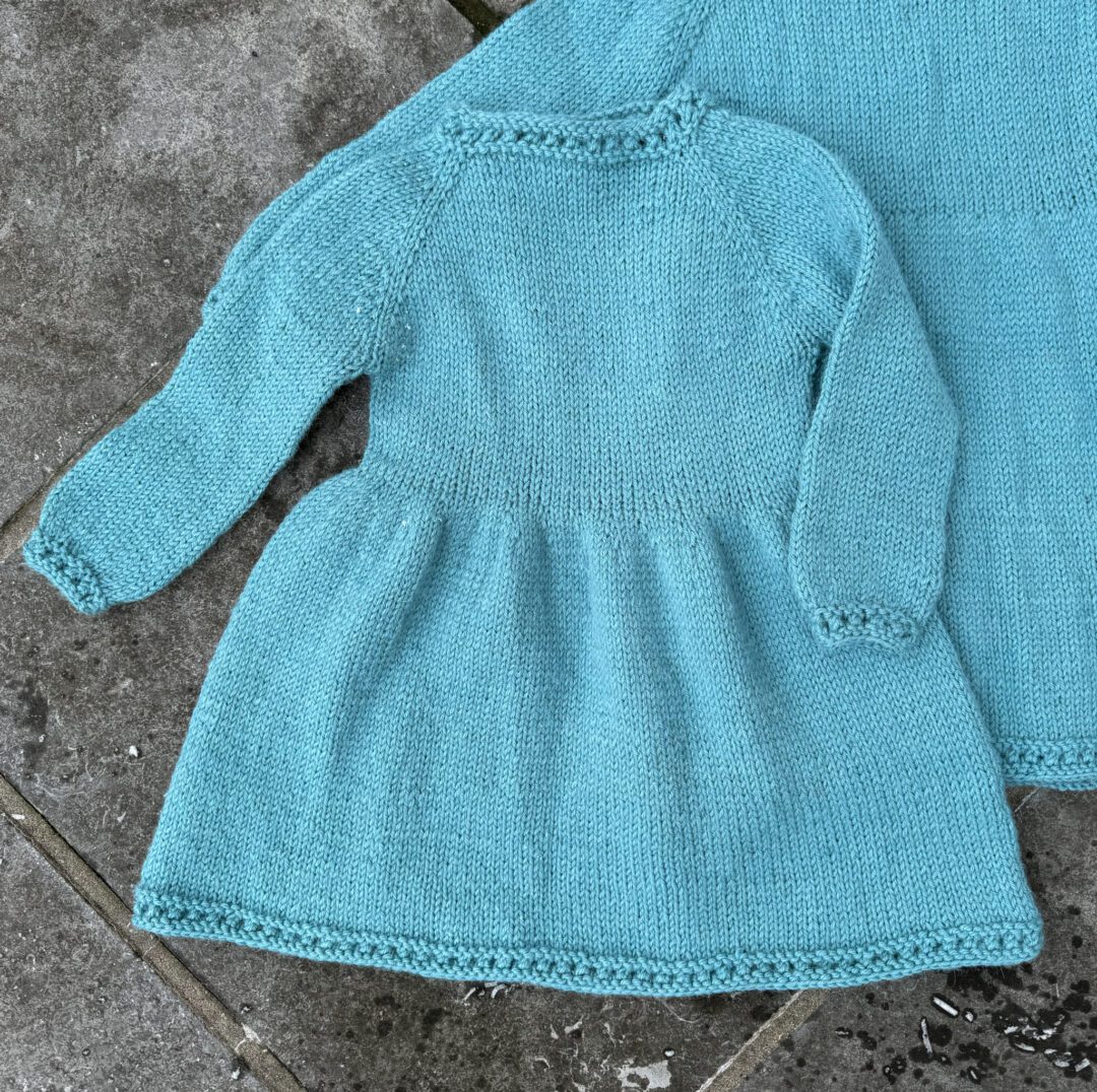 Free Knitting Pattern for Baby Dress: Livia Baby Dress Knit Pattern