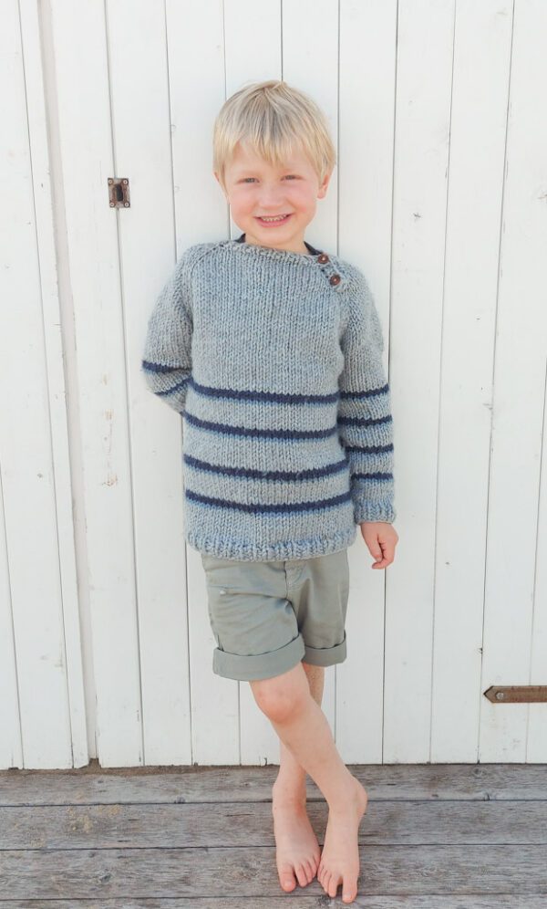 Child Sweater Knit Pattern - Boy sweater knitting pattern FREE