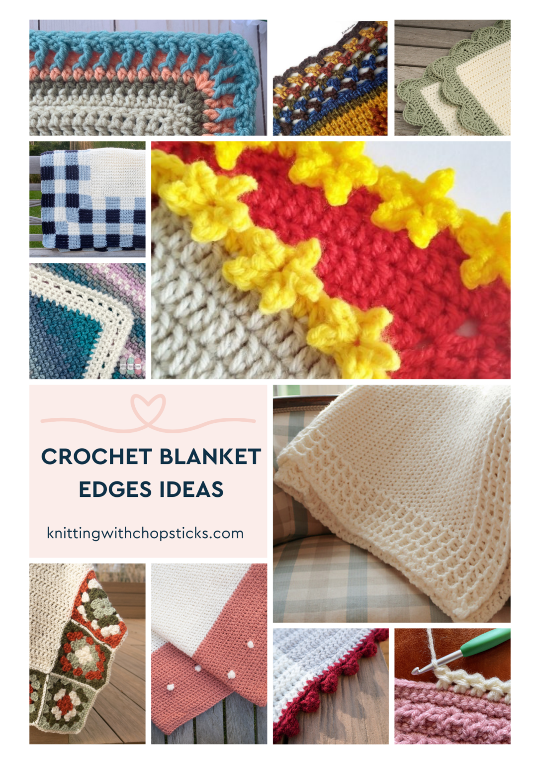 Crochet Blanket Edges Patterns - 25 Crochet Blanket Border Ideas