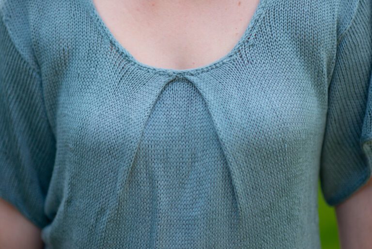 Summer Knit Top Pattern Free - Elysian Tee Knitting Pattern