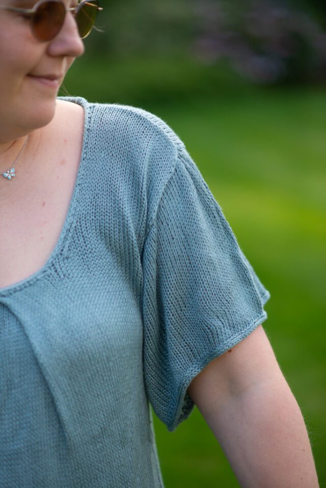 Summer Knit Top Pattern Free - Elysian Tee Knitting Pattern