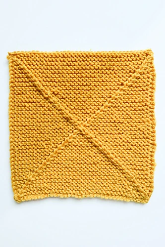 X Spot Knitting Blanket Square - 8" Blanket Square Pattern