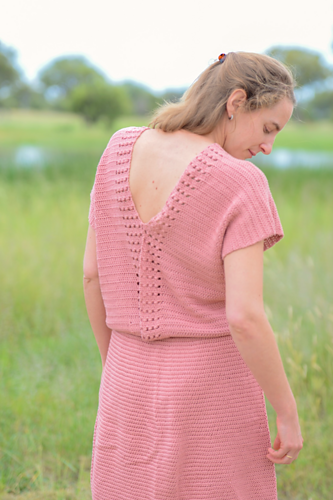 Cache Coeur Dress Crochet Pattern - Summer Crochet Dress