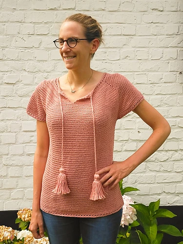 Julia Top | Knitting with Chopsticks