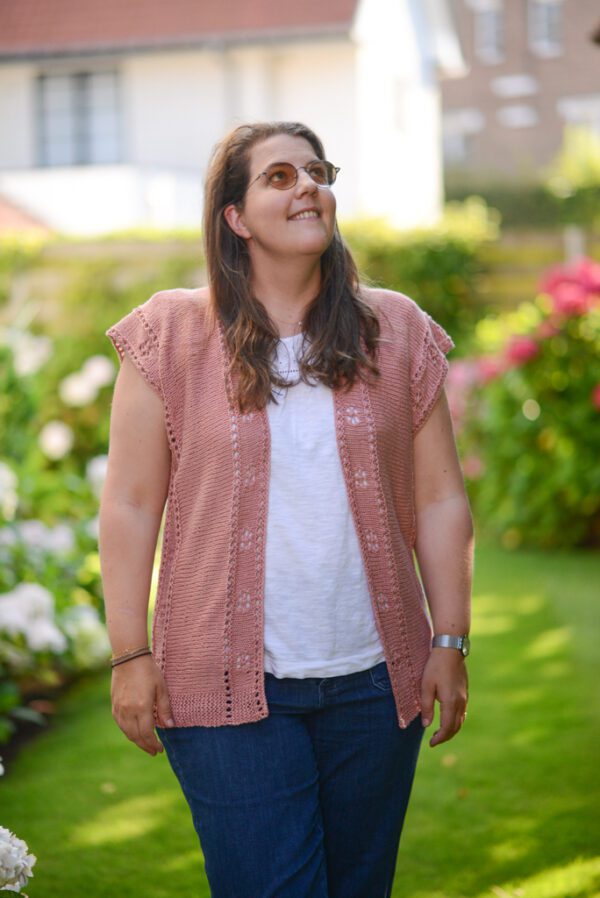 Knitted Sleeveless Cardigan Pattern - Free Knit Cardigan Pattern