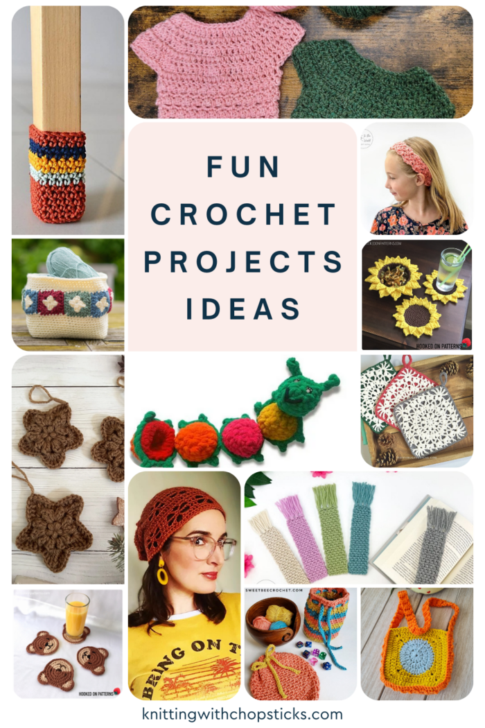 Fun Crochet Projects with Leftover Yarn | Knitting with Chopsticks