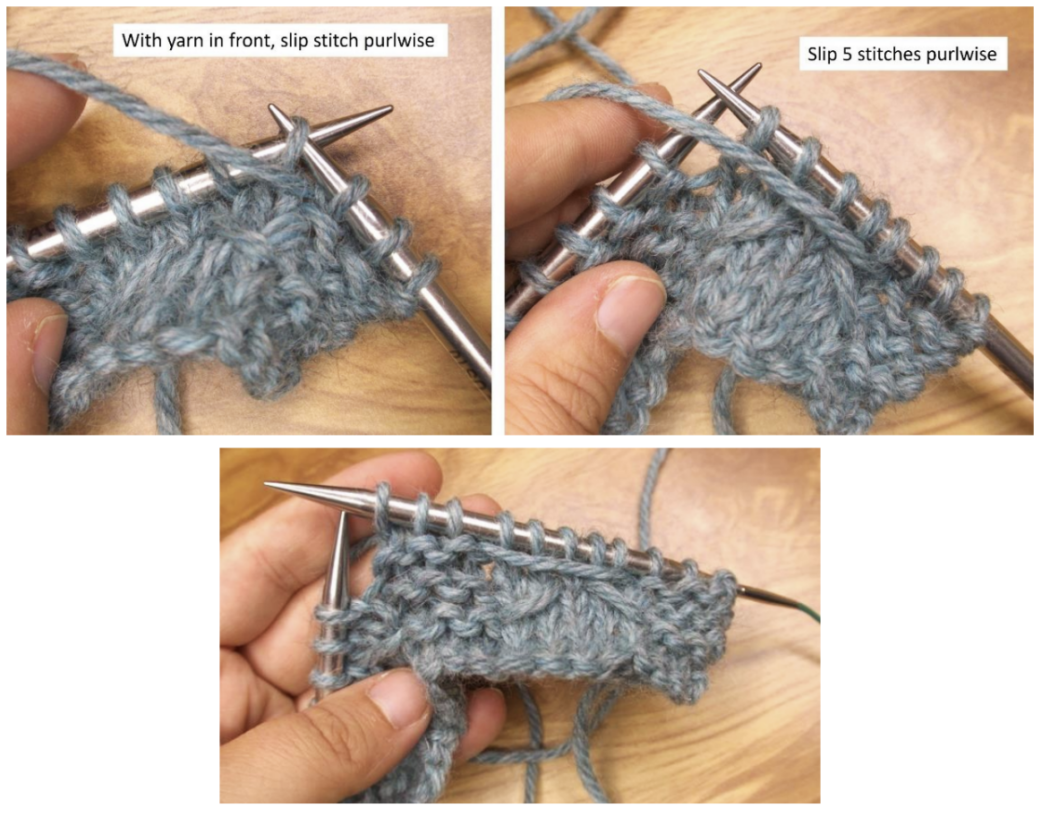 Trail of Arrows Free Knitting Pattern | Knitting with Chopsticks