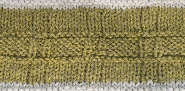 Tartan Texture Free Knitting Pattern | Knitting with Chopsticks