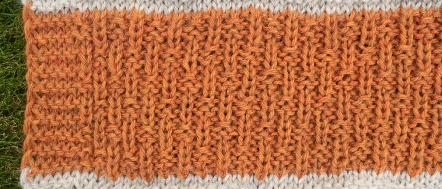 Rattan Blanket Stitch Free Knitting Pattern | Knitting with Chopsticks