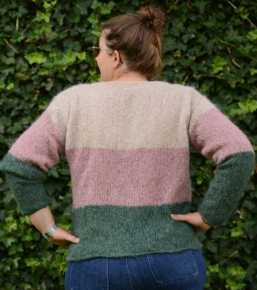 Trio Stockinette Stitch Sweater Free Knitting Pattern | Knitting with ...