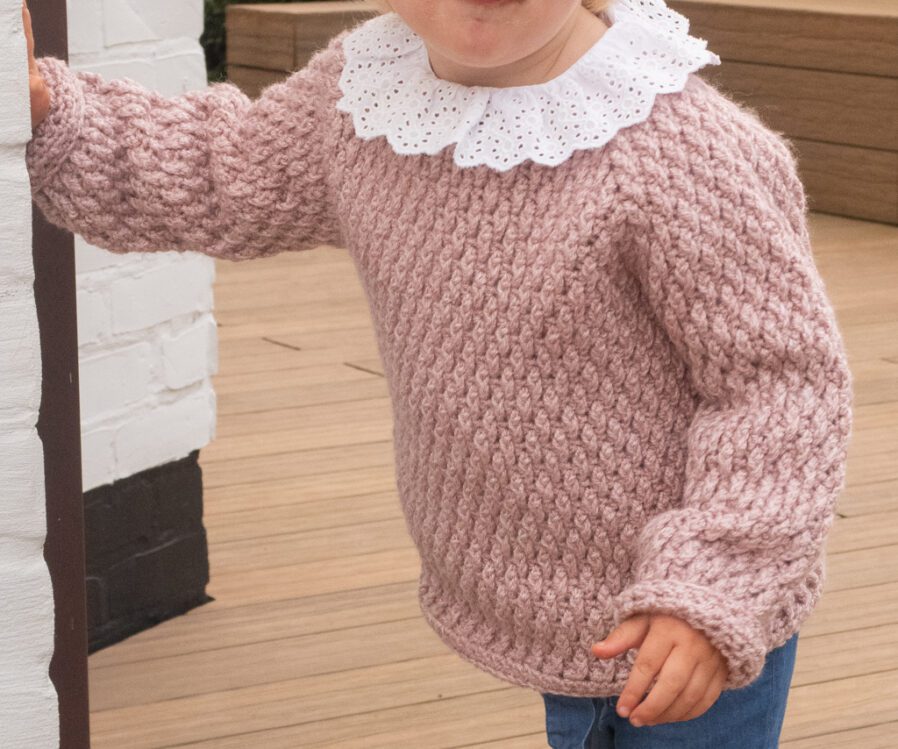 Frosty Alpine Baby & Child Sweater Crochet Pattern | Knitting with ...