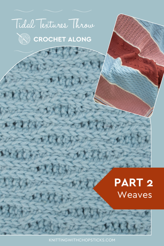 Waves Blanket Stripe Free Crochet Pattern | Knitting with Chopsticks