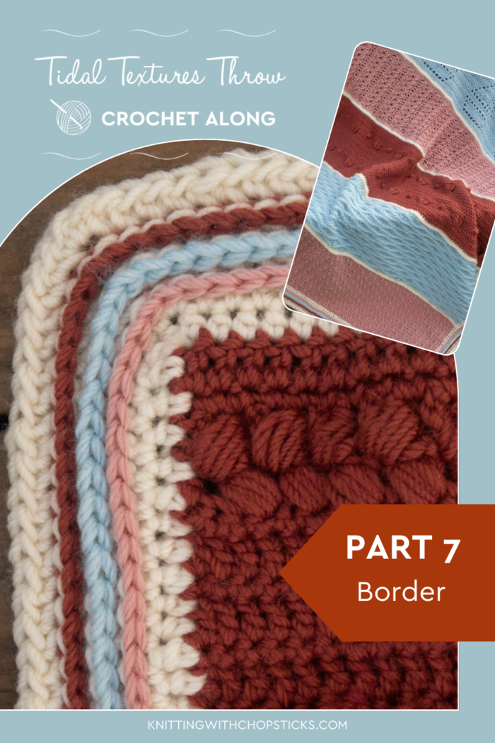 Blanket Border Free Crochet Pattern | Knitting with Chopsticks