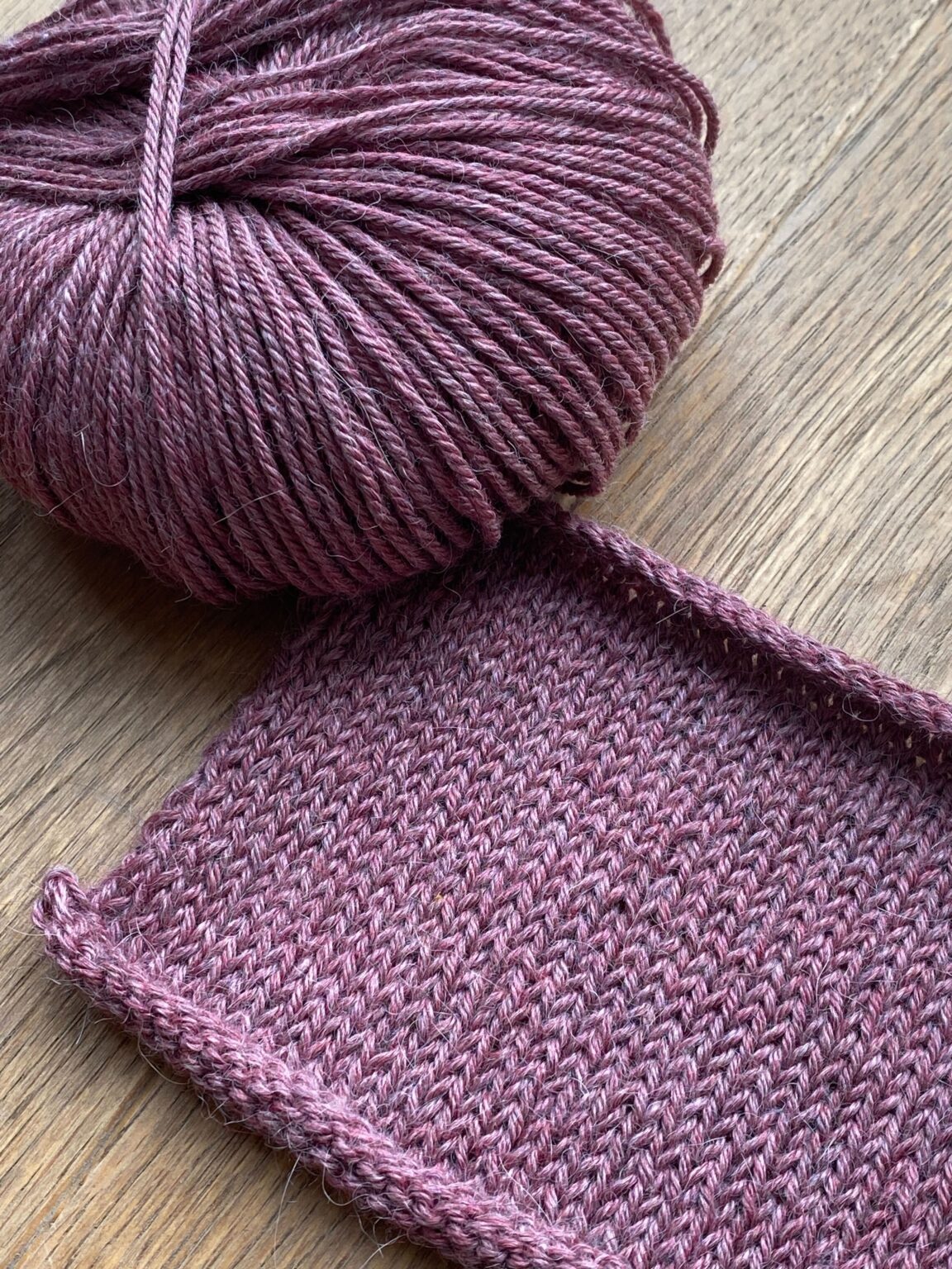 Staple Crew Neck Mens Sweater Knitting Pattern | Knitting with Chopsticks