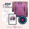 Staple Crew Neck Mens Sweater Knitting Pattern | Knitting with Chopsticks