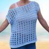 30 Easy Crochet Summer Tops Patterns for Free | Knitting with Chopsticks