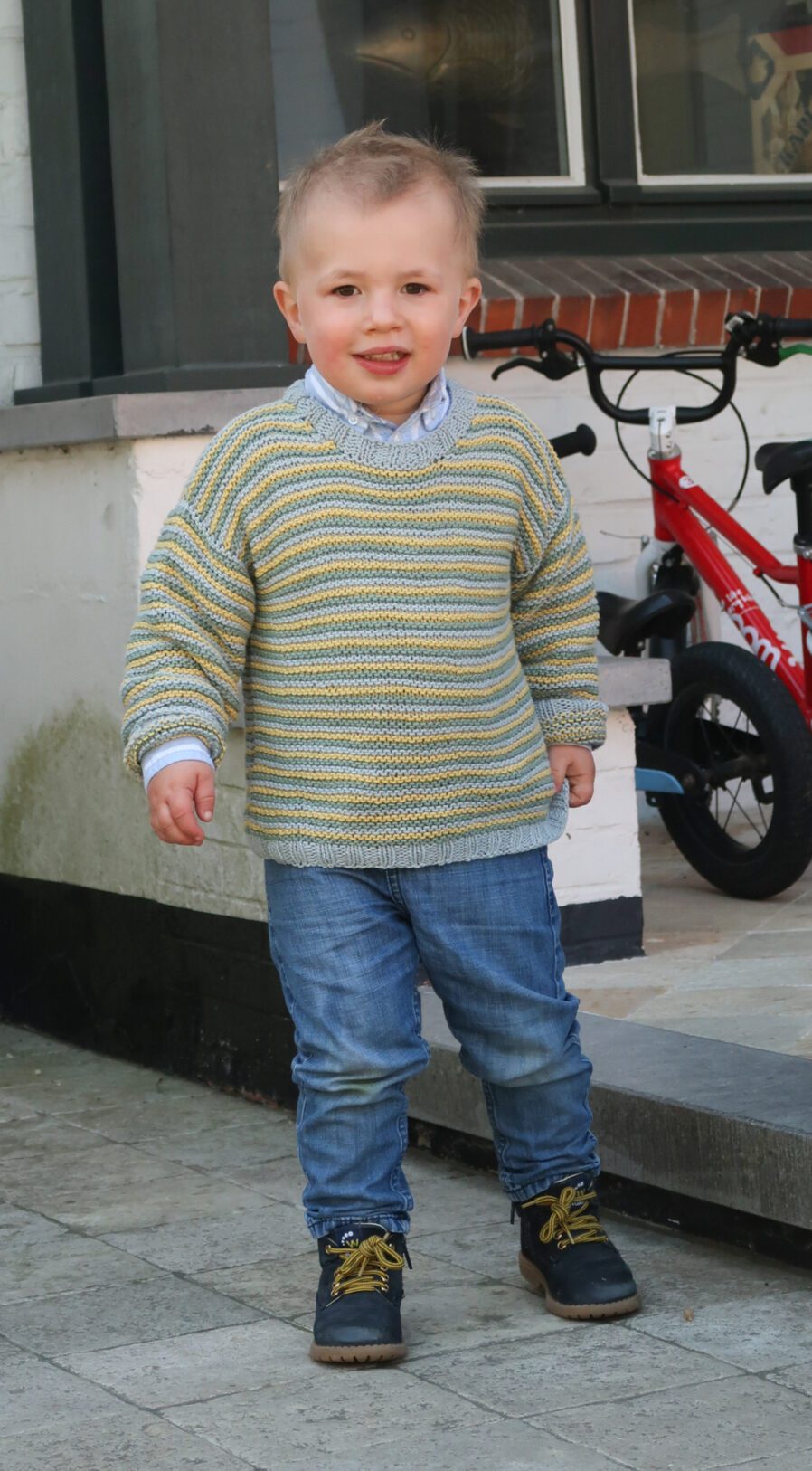 Boy Sweater Knit Pattern Free | Knitting with Chopsticks