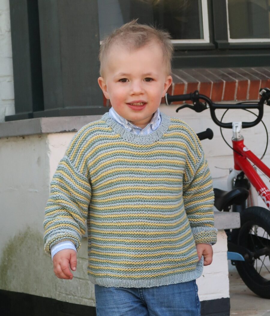 Boy Sweater Knit Pattern Free | Knitting with Chopsticks