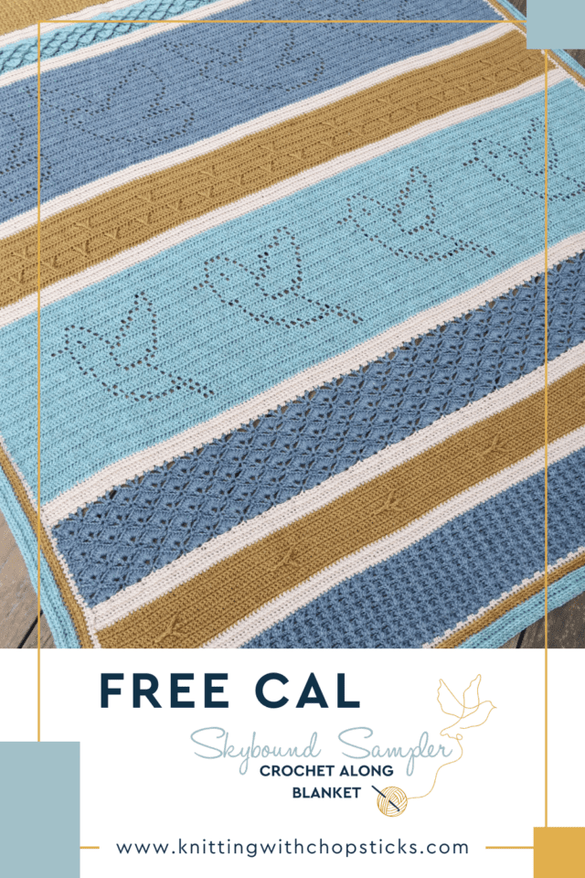 Free Crochet Along Blanket Pattern - Skybound Sampler CAL | Knitting ...