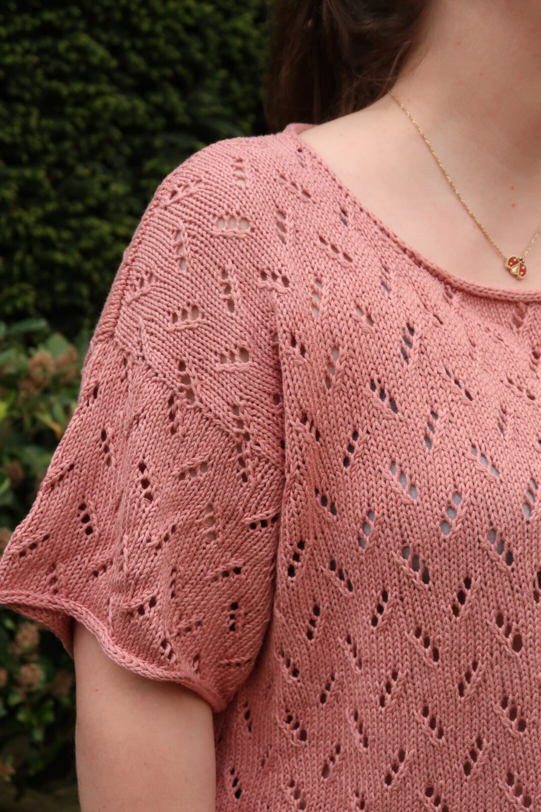 Summer Top T-Shirt Knitting Pattern Free | Knitting with Chopsticks