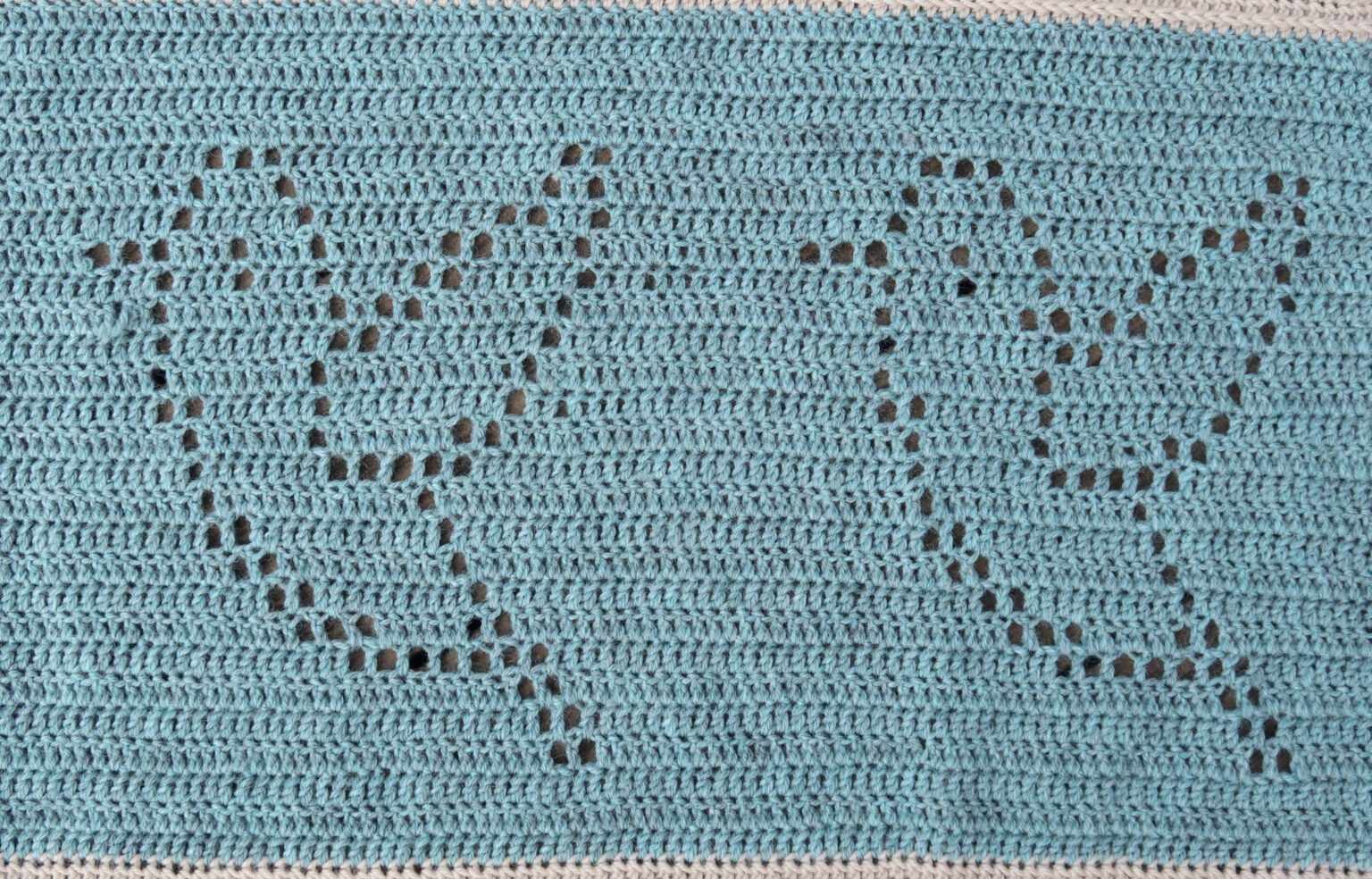 Filet Crochet Stitch Tutorial for Crochet Blanket | Knitting with ...