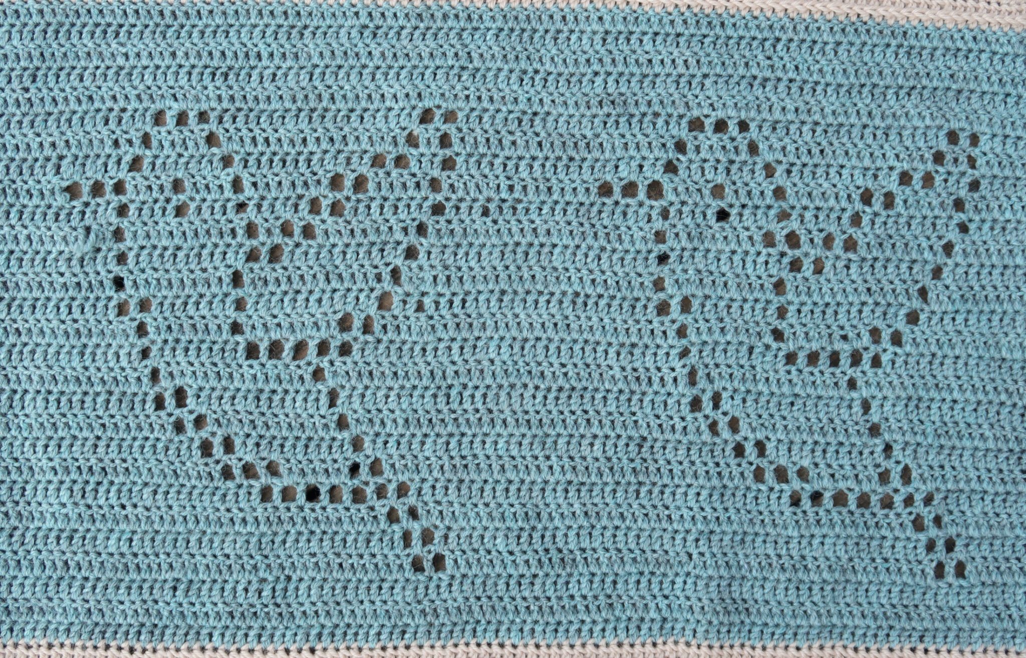 Filet Crochet Stitch Tutorial for Crochet Blanket | Knitting with ...