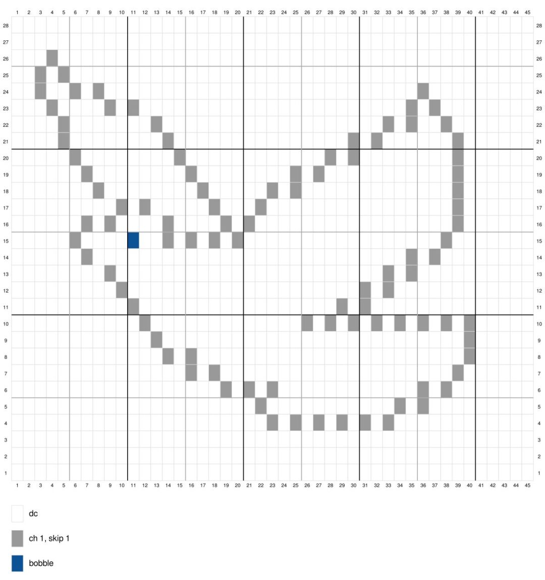 Filet Crochet Stitch Tutorial for Crochet Blanket | Knitting with ...