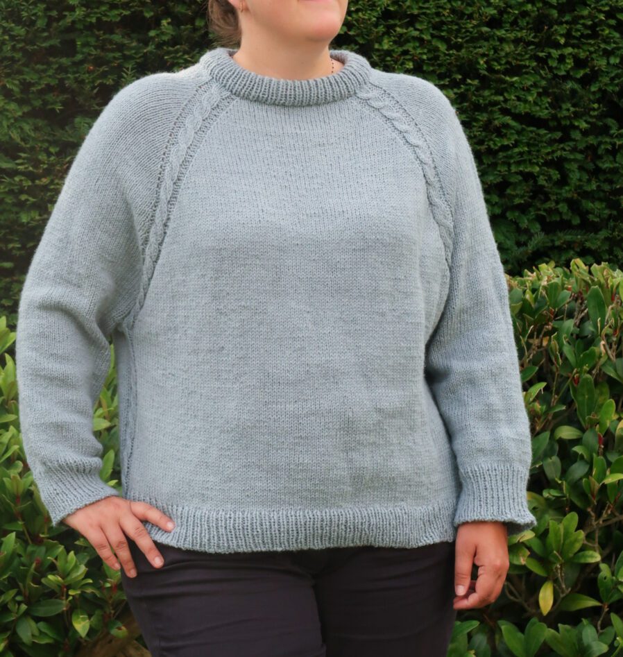 Raglan Sweater Knitting Pattern -Threaded Sweater | Knitting with ...