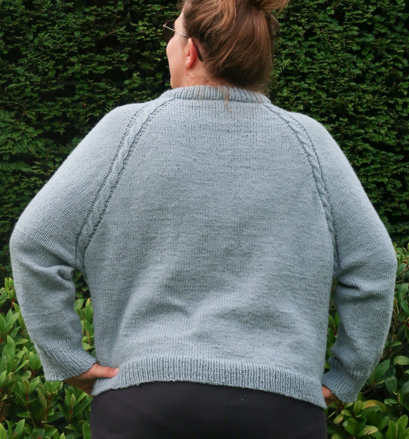 Free Raglan Sweater Knitting Pattern | Knitting with Chopsticks