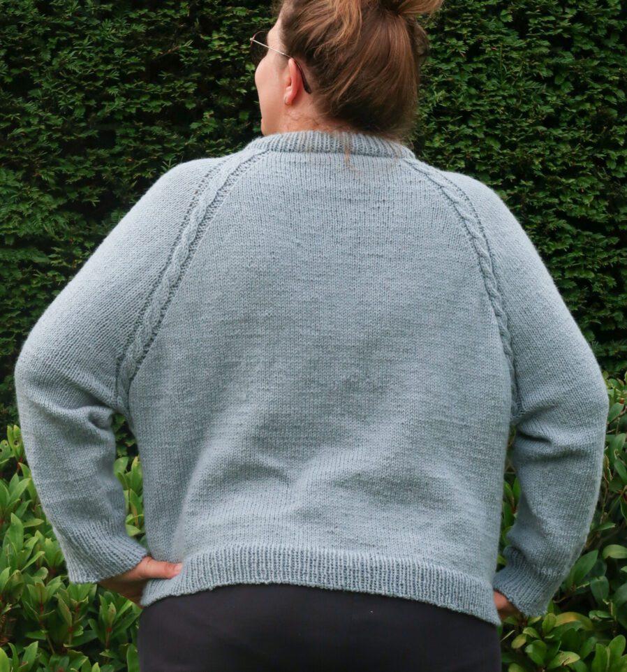 Free Raglan Sweater Knitting Pattern | Knitting with Chopsticks