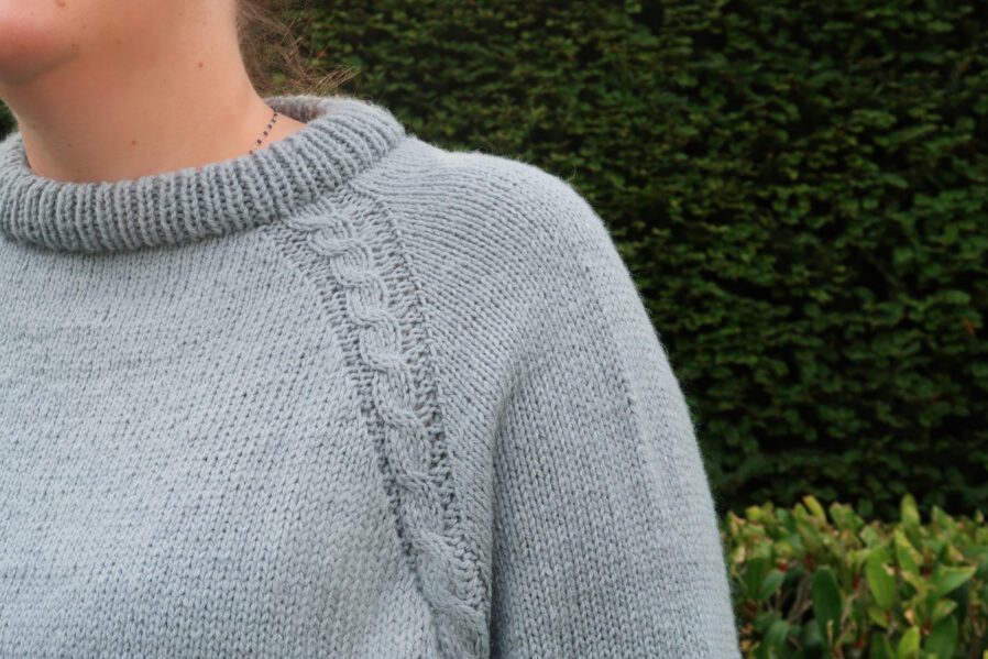 Free Raglan Sweater Knitting Pattern | Knitting with Chopsticks