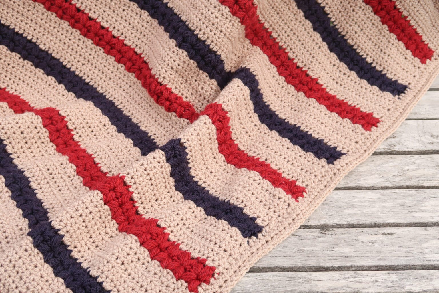 Easy Crochet Blanket Pattern for Beginners | Knitting with Chopsticks