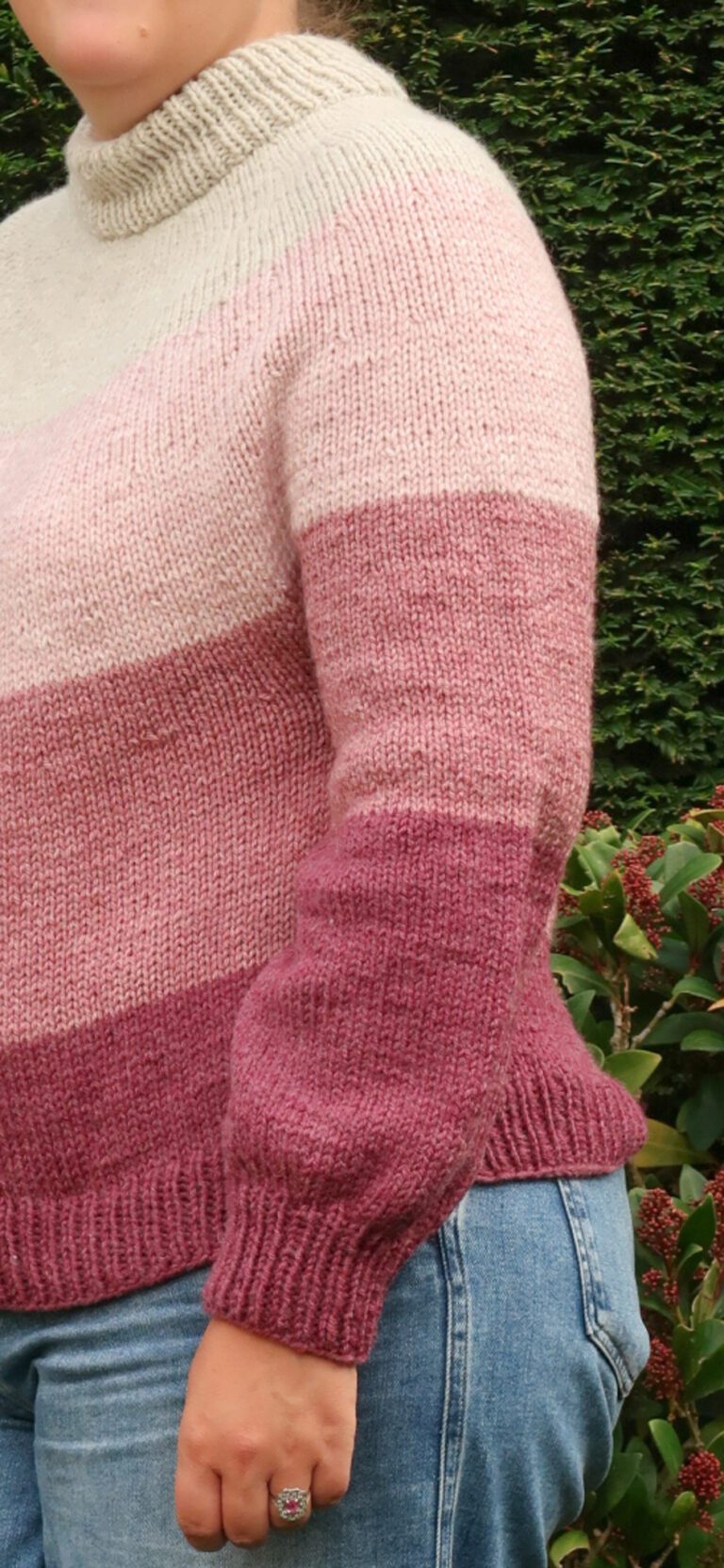 Easy Knitted Sweater Pattern Free | Knitting with Chopsticks