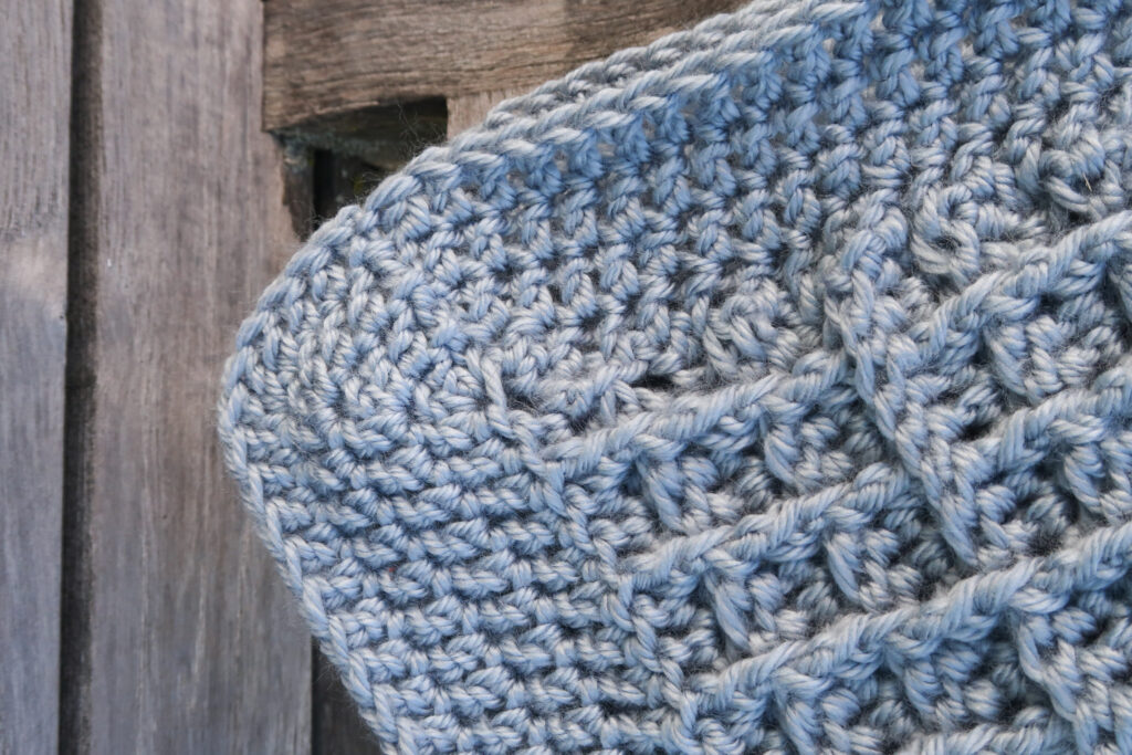 Free Textured Crochet Blanket Pattern | Knitting with Chopsticks