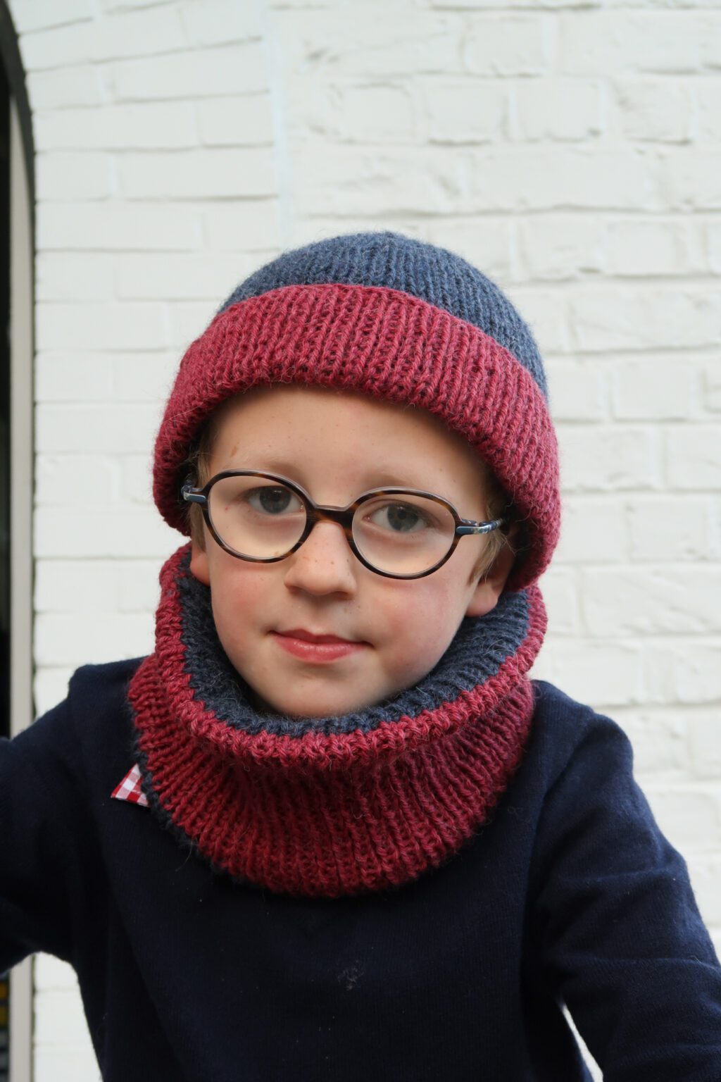 Ribbed Beanie & Cowl Knitting Pattern | Knitting with Chopsticks