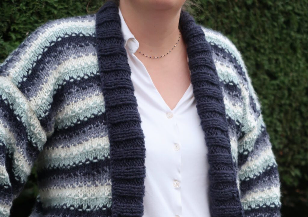 Hygge Mood Cardigan Knitted Pattern | Knitting with Chopsticks