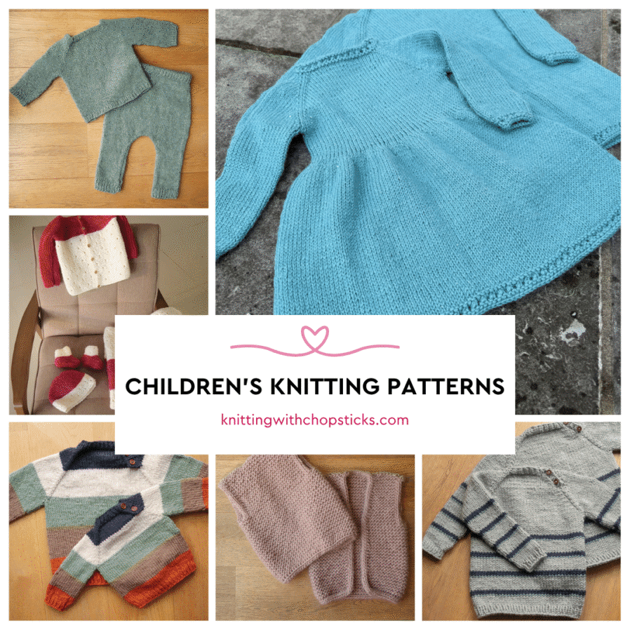 Children's Knitting Patterns For All Ages | Knitting with Chopsticks