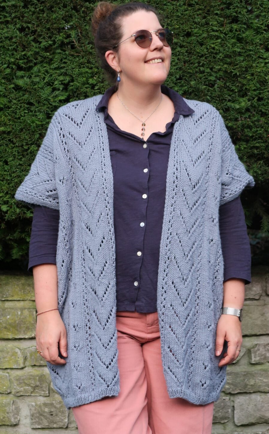 Summer Cardigan Knitting Pattern | Knitting with Chopsticks